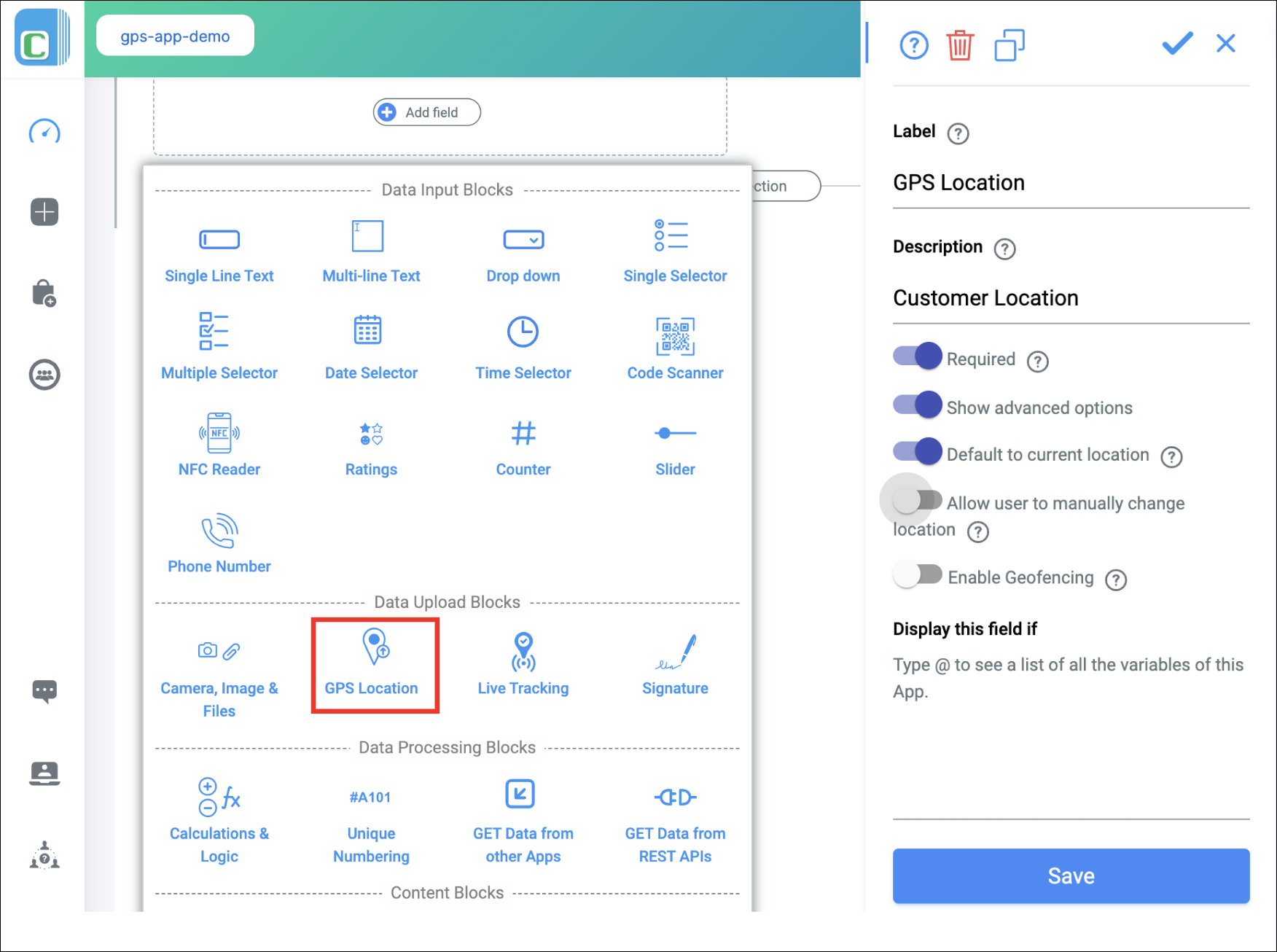 Google Forms Alternative with GPS Location - Clappia